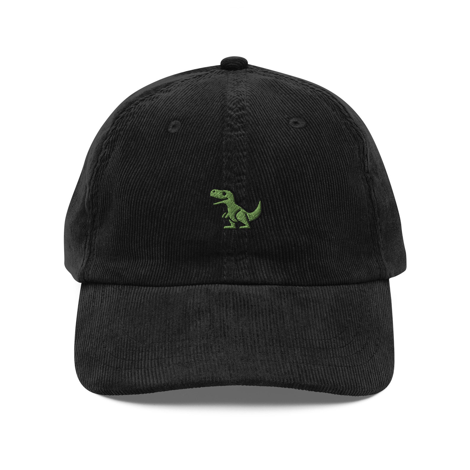 Trex Vintage Corduroy Cap, T-rex Hat, Unisex, Cute Trex Cap, Green ...