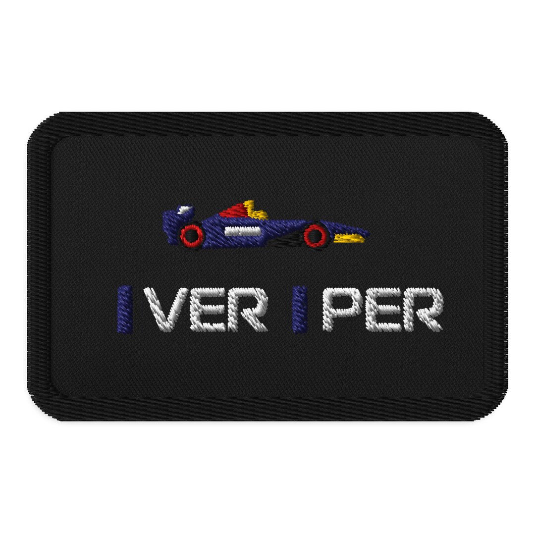 Red Bull F1 Fan Patch, Formula 1 Patch, F1 Patch, Fan of Max Verstappen ...