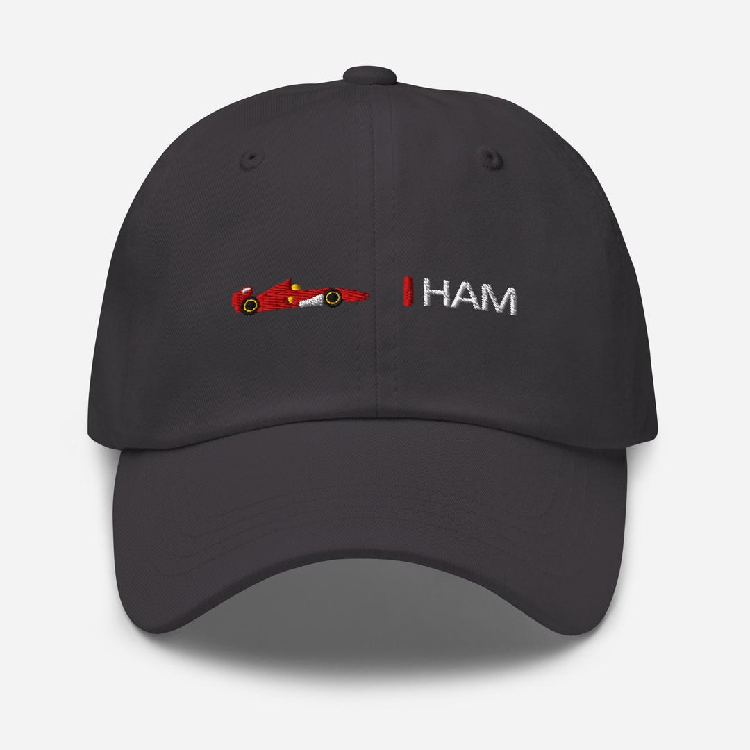 Ferrari Hamilton Fan Hat, Dad Hat, Formula One Fan Hat, Fan of Lewis ...