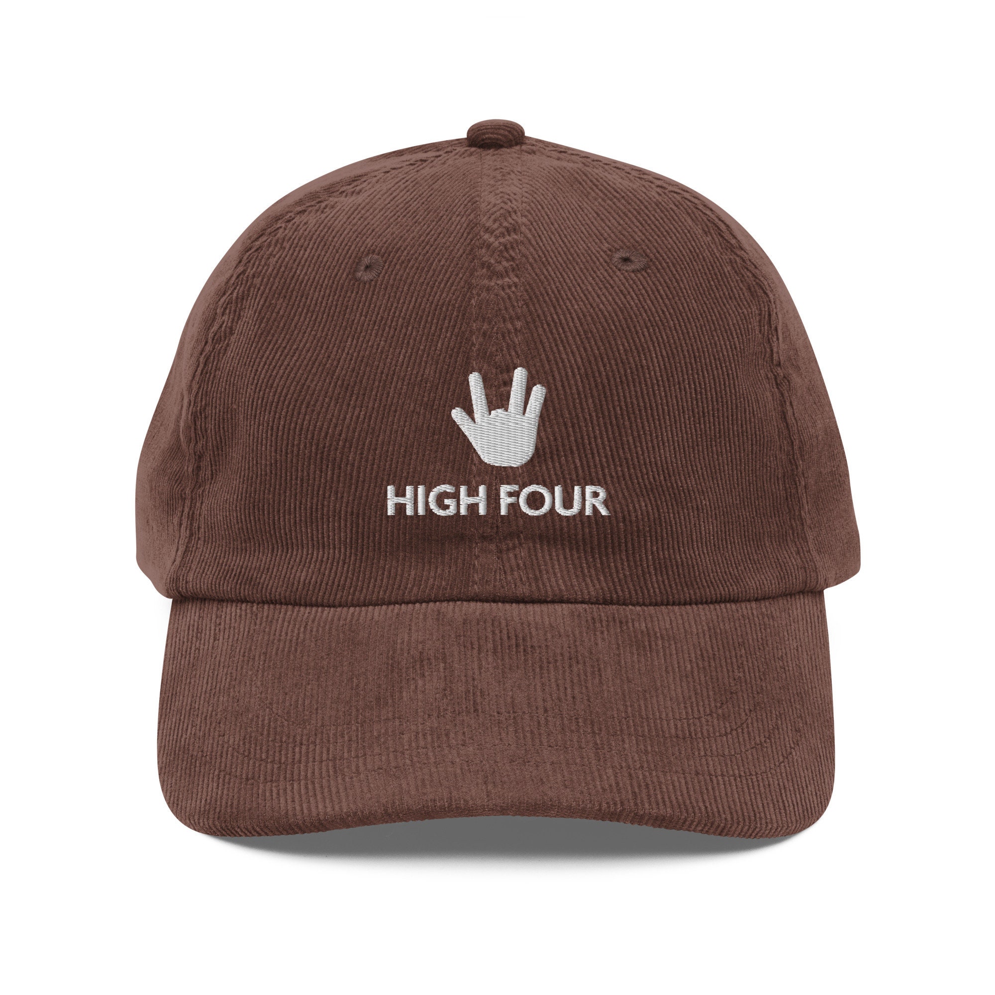 Missing Middle Finger, Corduroy Cap,high Four Cap,gift for Finger ...