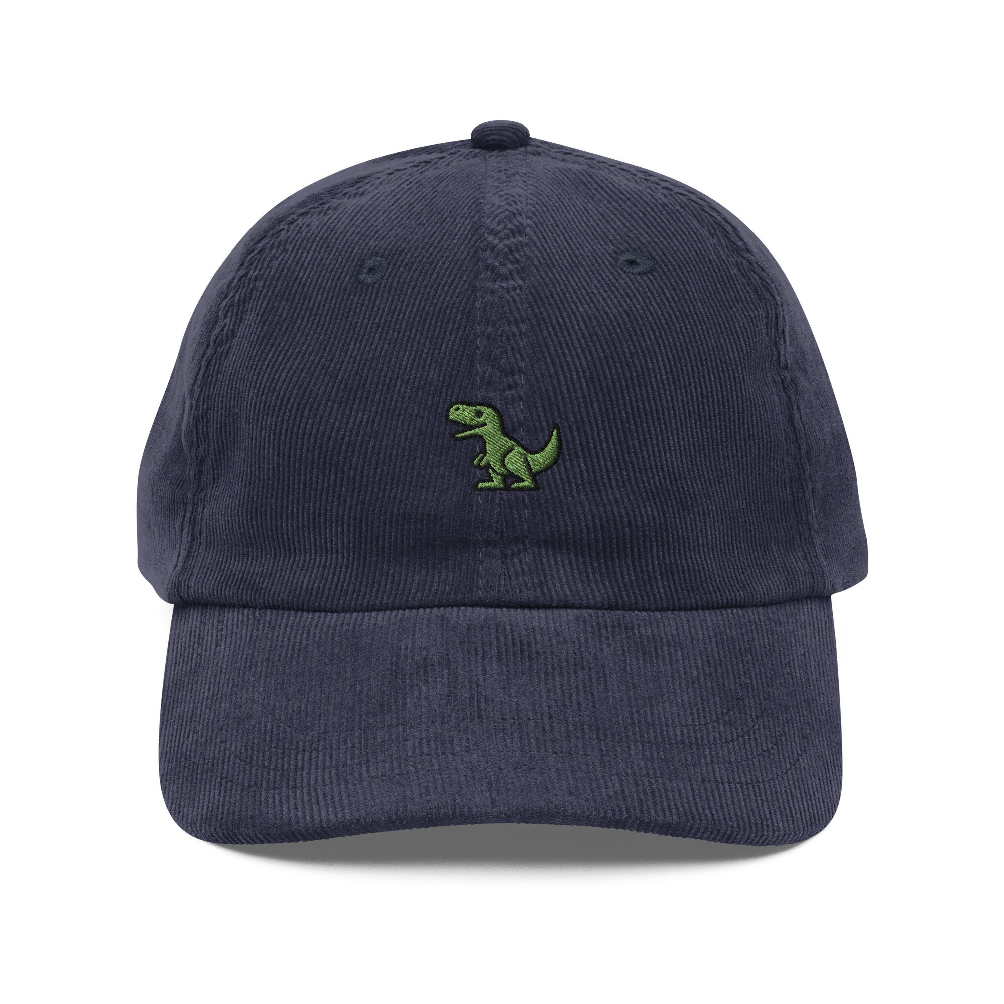 Trex Vintage Corduroy Cap, T-rex Hat, Unisex, Cute Trex Cap, Green ...