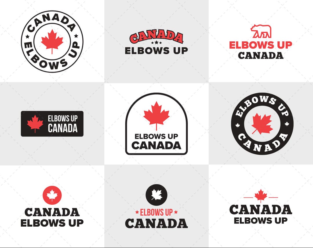 Elbows up Bundle SVG Files, 144 Digital Bundle Files, Canada Not for ...