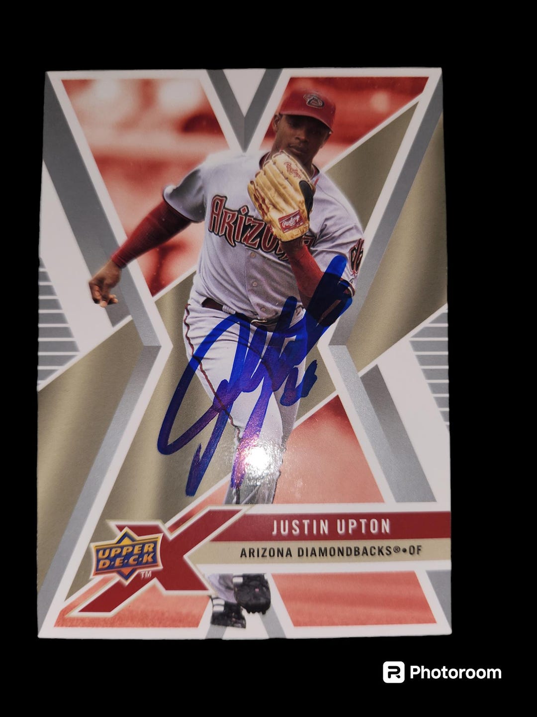 Justin Upton Autographed Card - Etsy