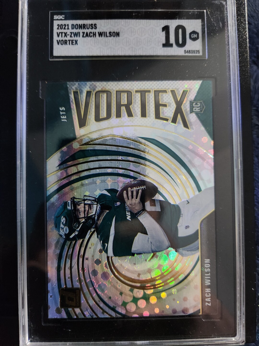 Zach Wilson Vortex Sgc 10 Autographed Card - Etsy