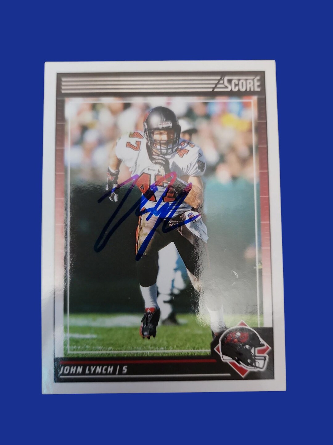 John Lynch Autographed Card - Etsy