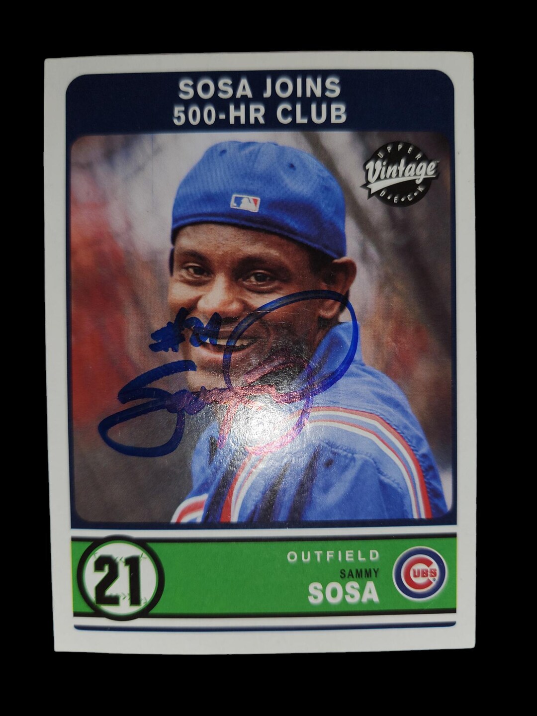 Sammy Sosa Autographed Card - Etsy