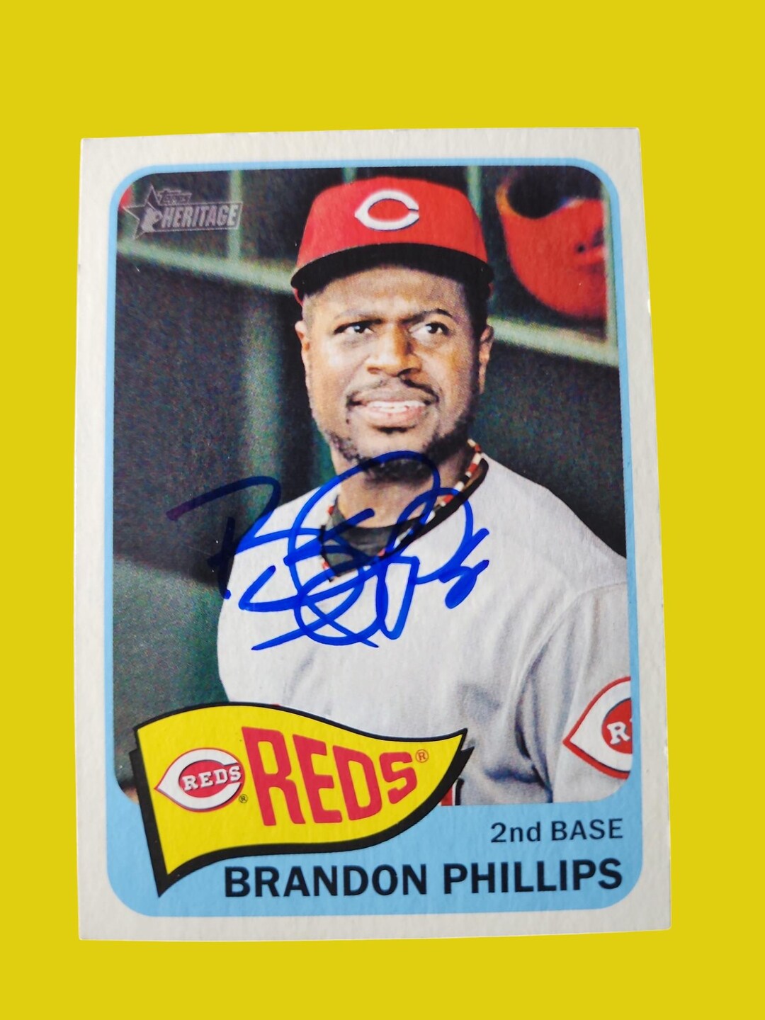 Brandon Phillips Autographed Card - Etsy