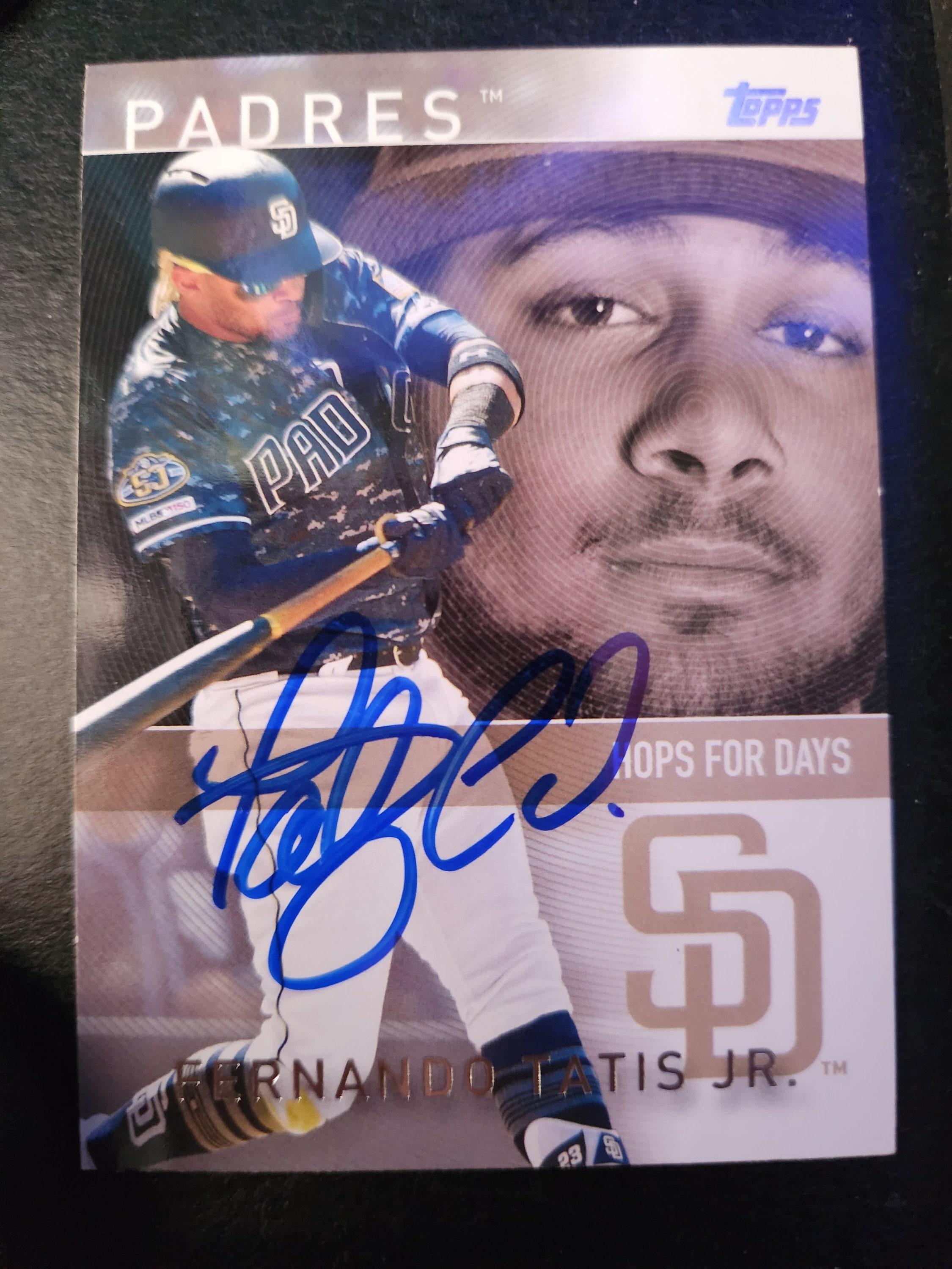 Fernando Tatis Jr Hops for Days Autographed Card - Etsy
