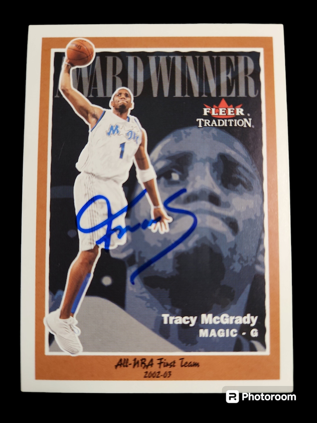 Tracy Mcgrady Award Winner Autographed Card - Etsy