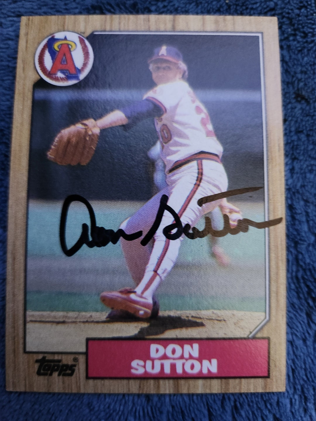 Don Sutton Autographed Card - Etsy