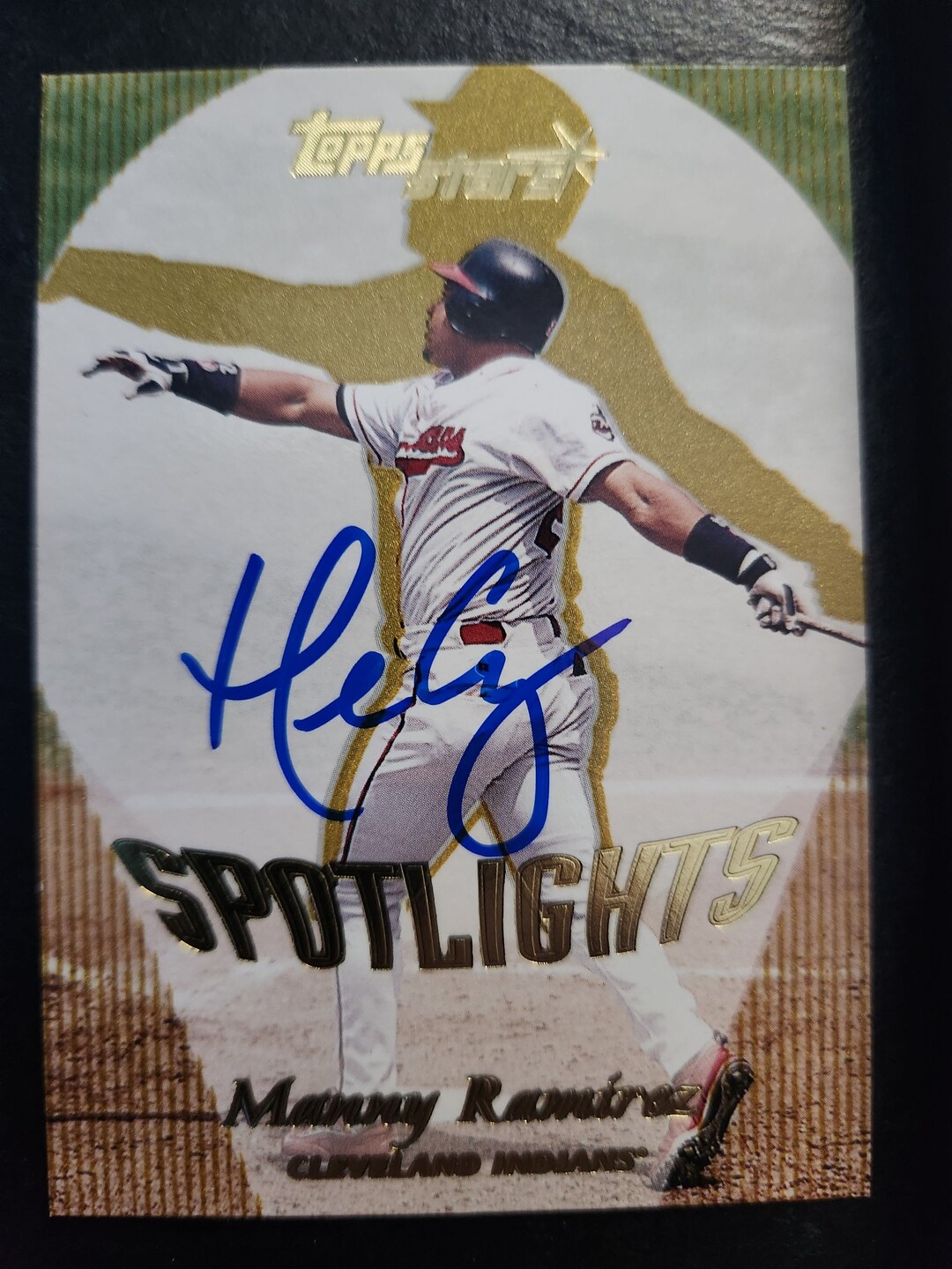 Manny Ramirez Spitlights Autographed Card - Etsy