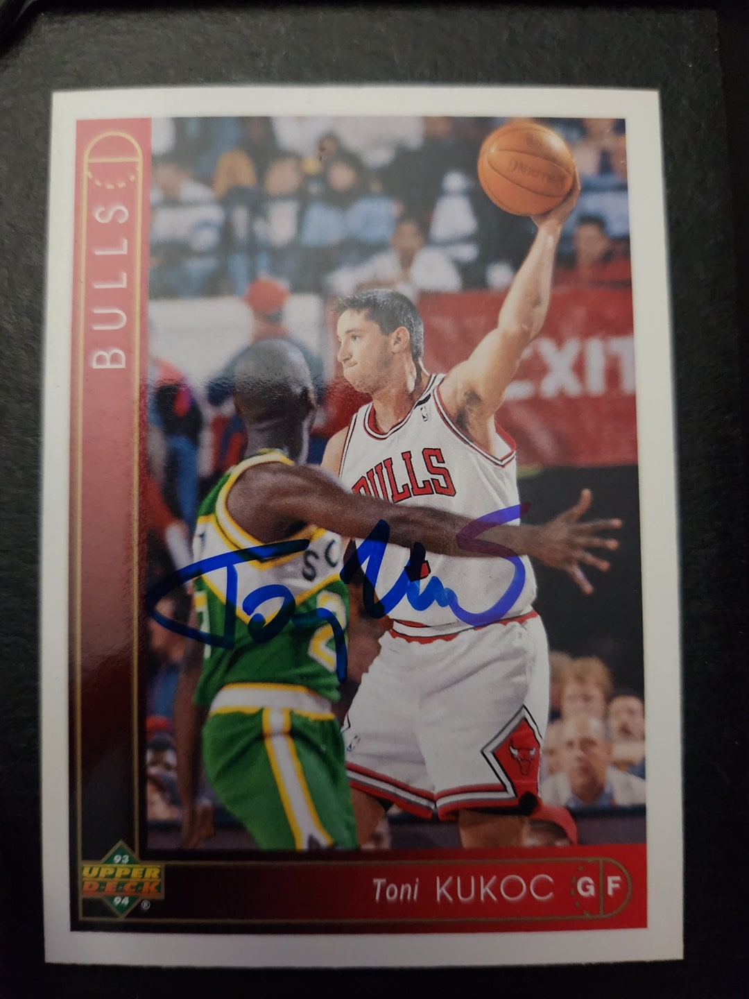 Toni Kukoc Autographed Card - Etsy
