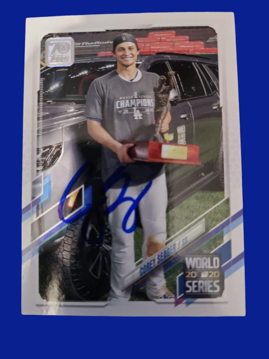 Corey Seager Mvp Autographed Card Hof - Etsy
