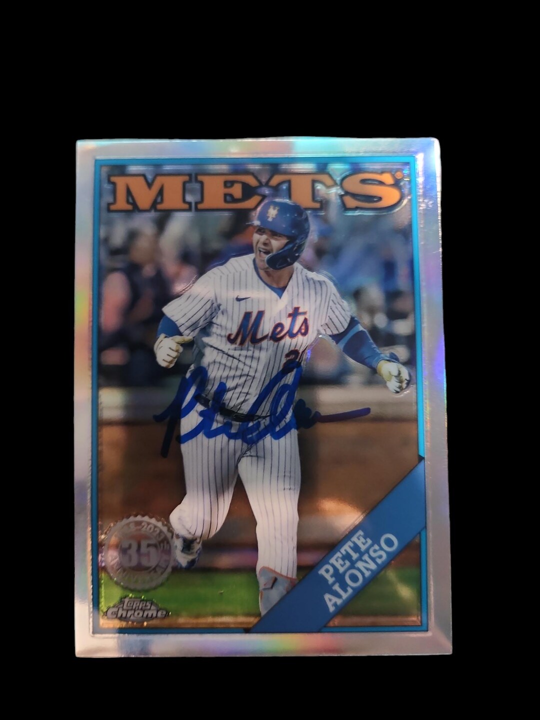 Pete Alonzo 35th Anniversary Autographed Card - Etsy