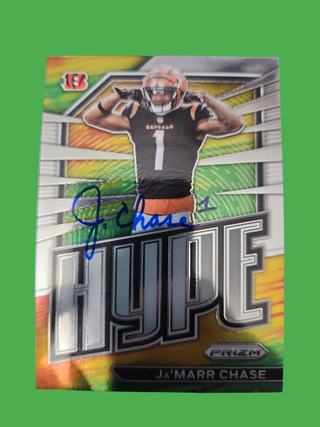 Jamarr Chase Hype Autographed Card - Etsy