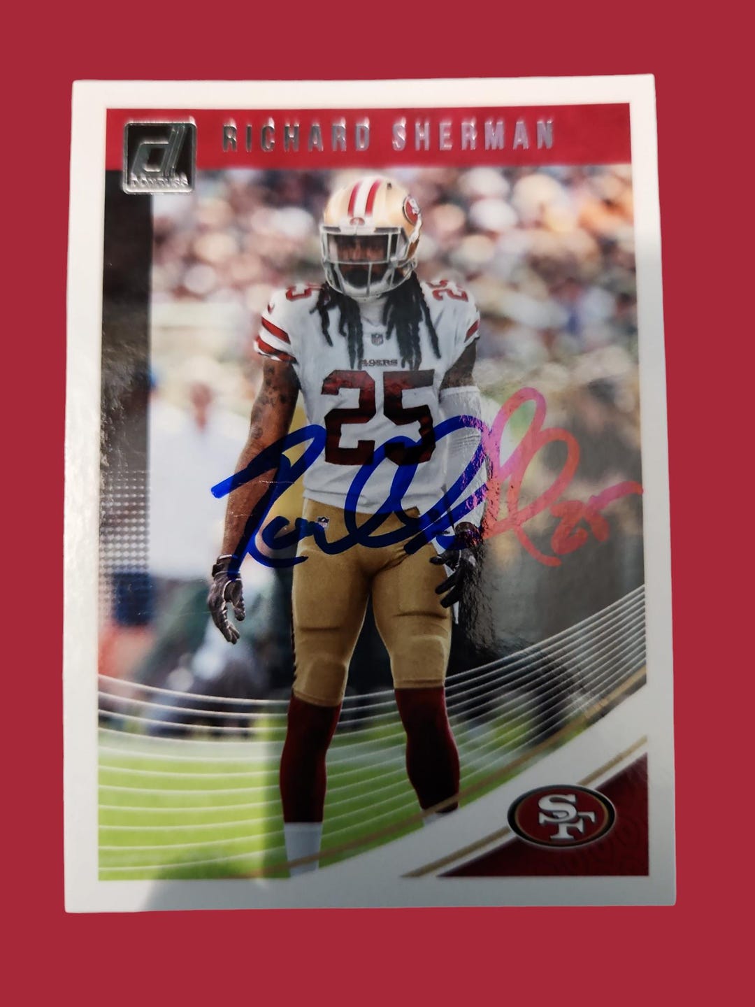 Richard Sherman Autographed Card - Etsy