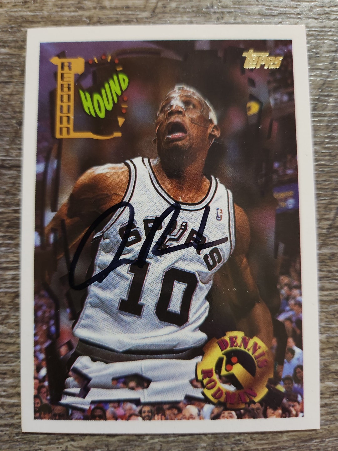 Dennis Rodman Autographed Rebound Hound - Etsy