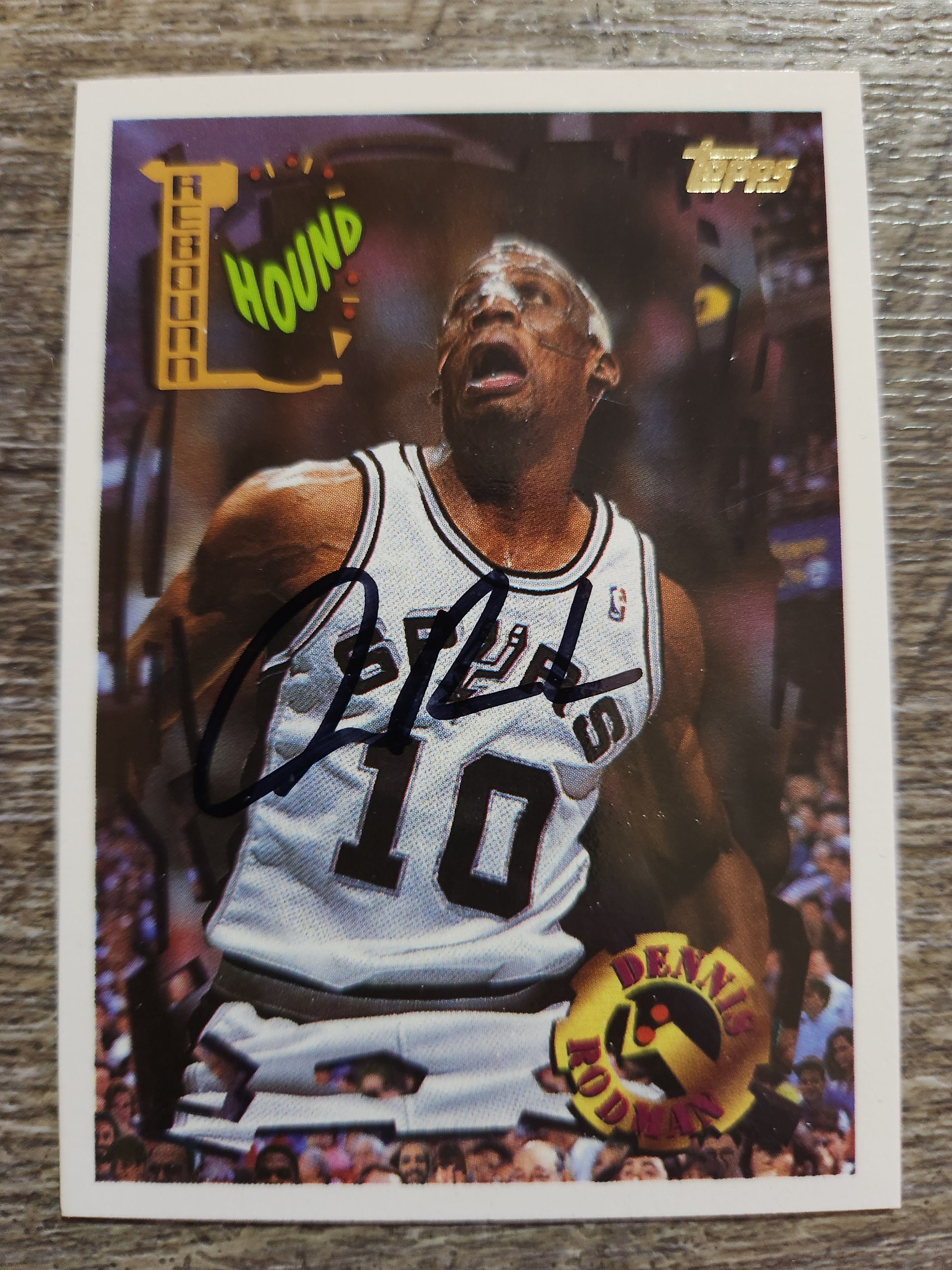 Dennis Rodman Autographed Rebound Hound - Etsy