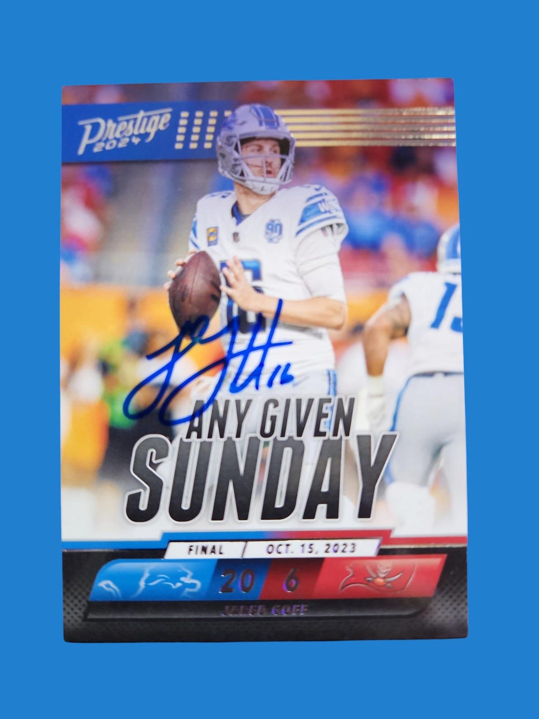 Jared Goff Autographed Card - Etsy