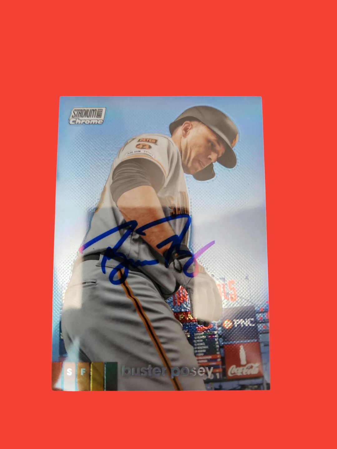 Buster Posey Autographed Card - Etsy