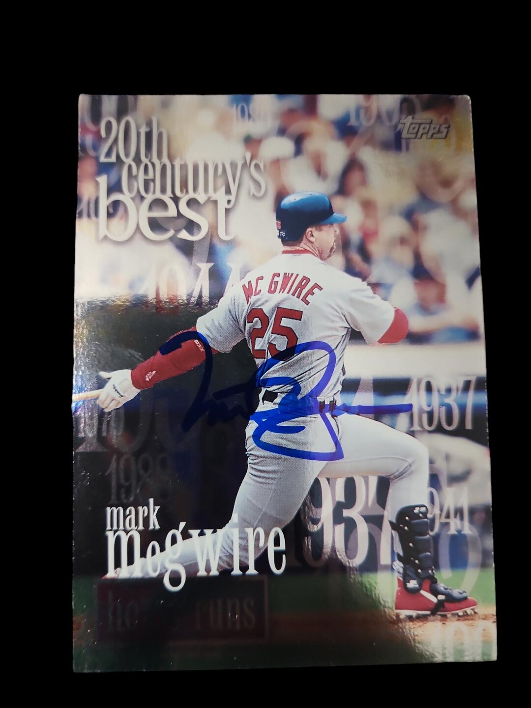 Mark Mcgwire Autographed Card - Etsy
