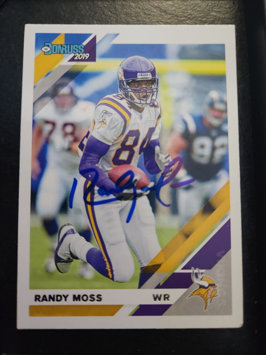 Randy Moss Nfl Autographed Card - Etsy