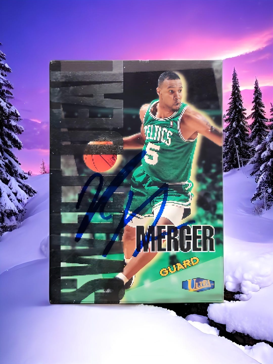 Ron Mercer Autographed Card - Etsy
