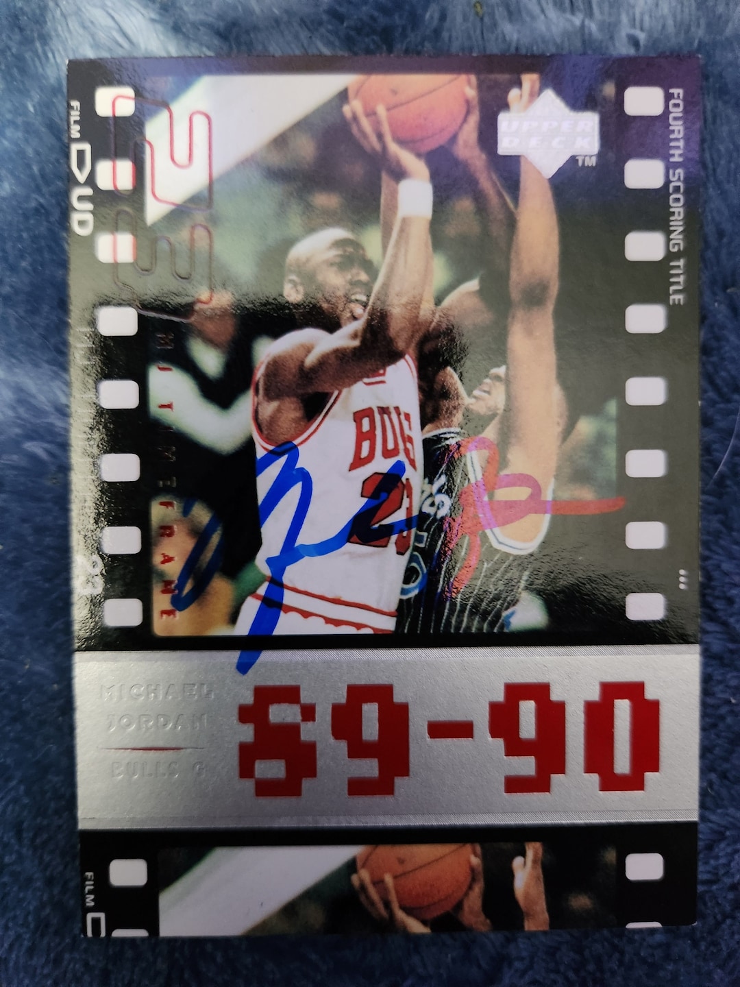 Michael Jordan Autograph Card - Etsy