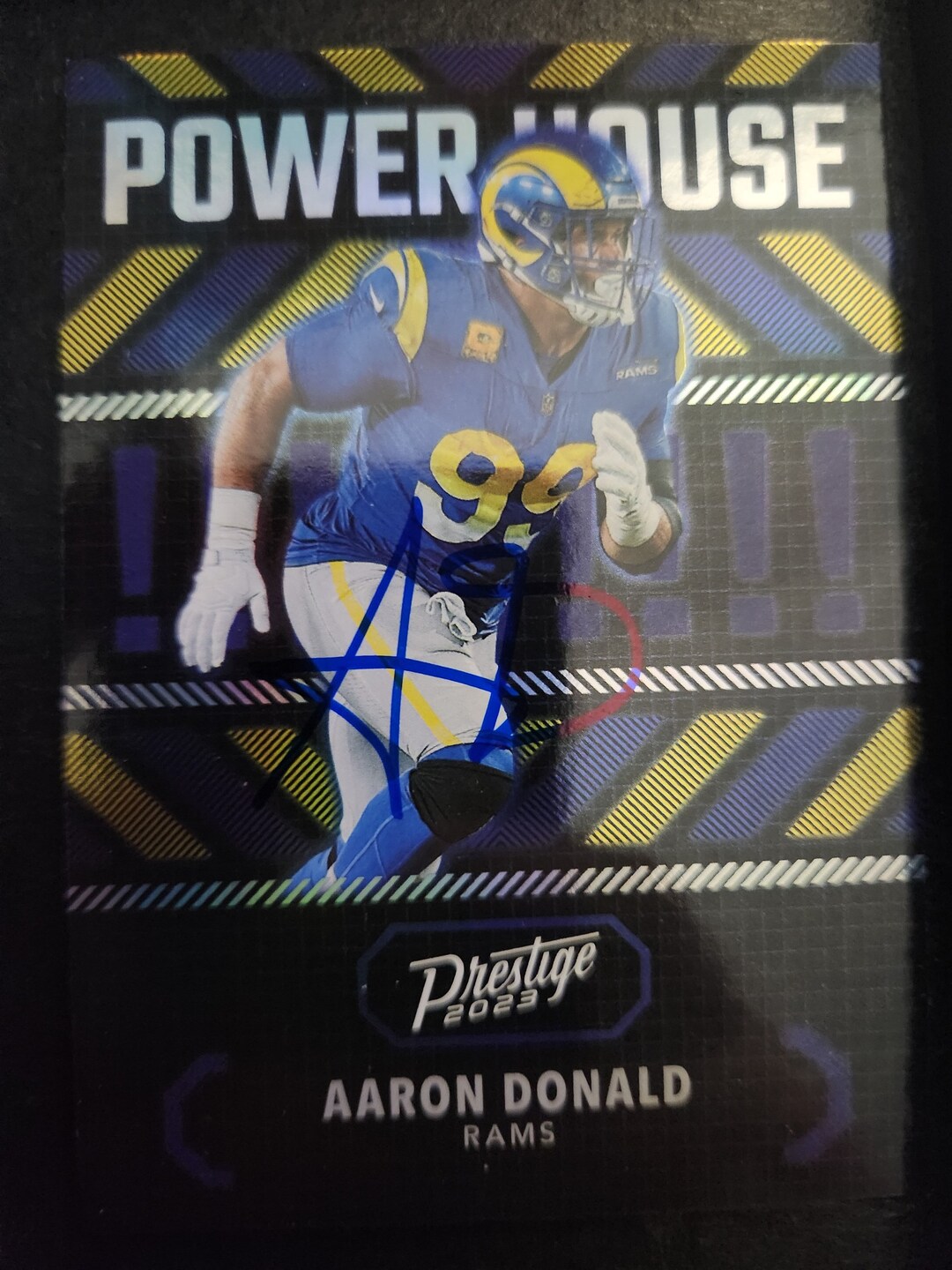 Aaron Donald Powerhouse Autographed Card - Etsy