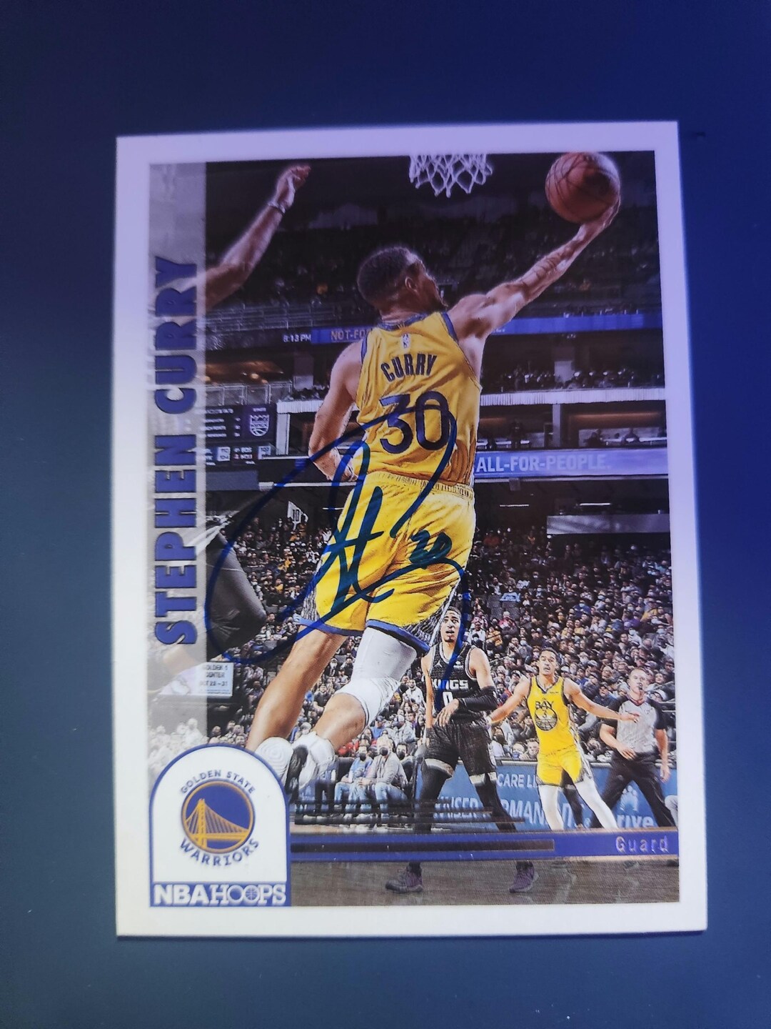 Stephen Curry Autographed Card - Etsy