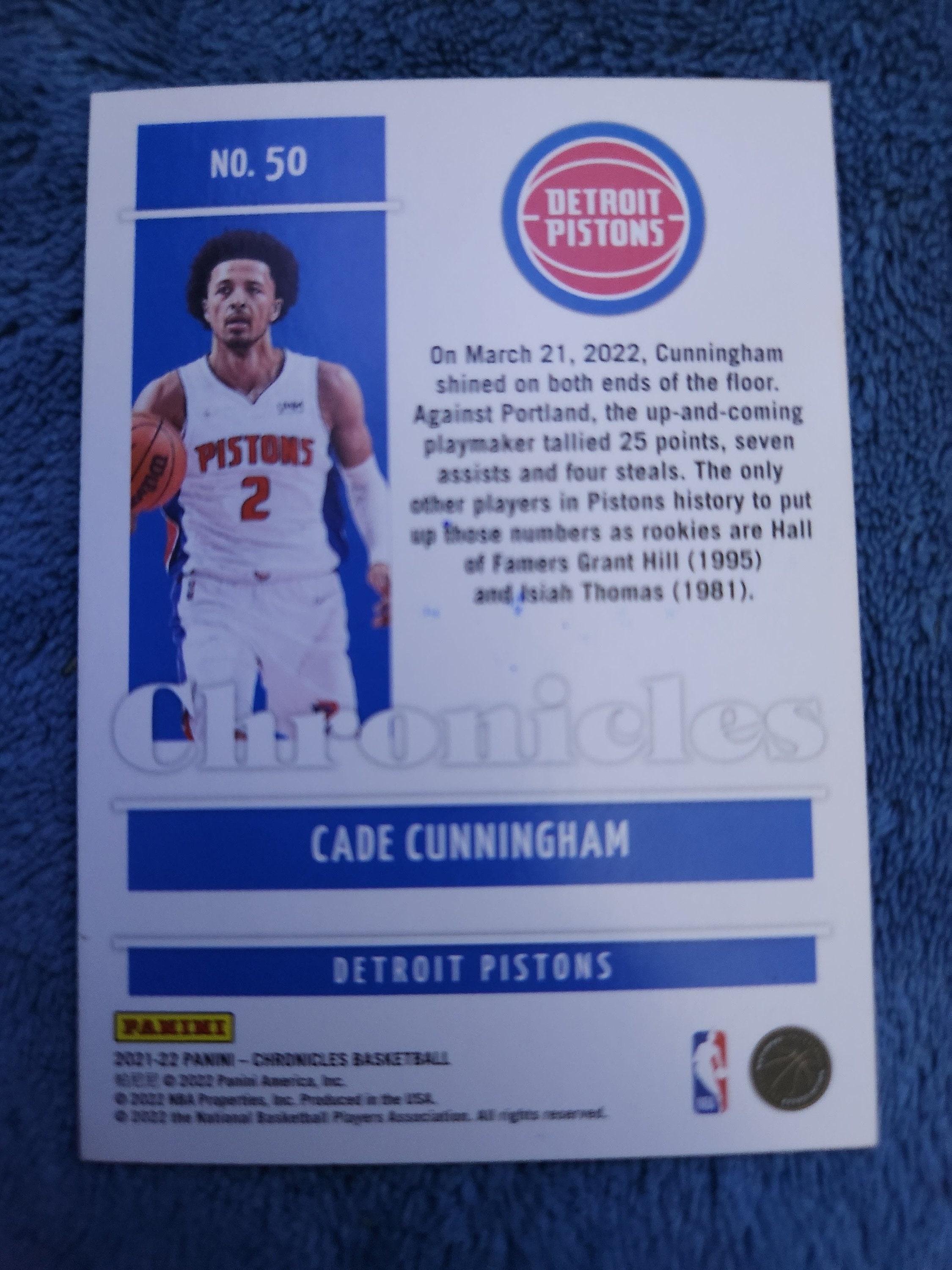 Cade Cunningham Rc Autographed Card - Etsy