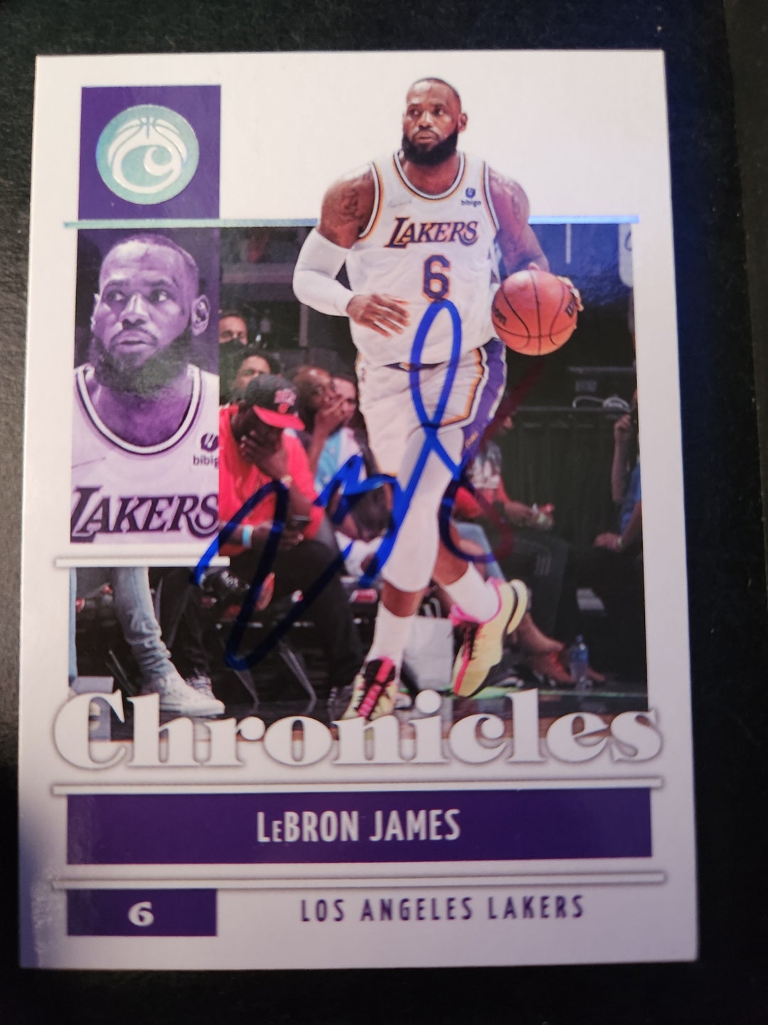 Lebron James Autographed Card - Etsy