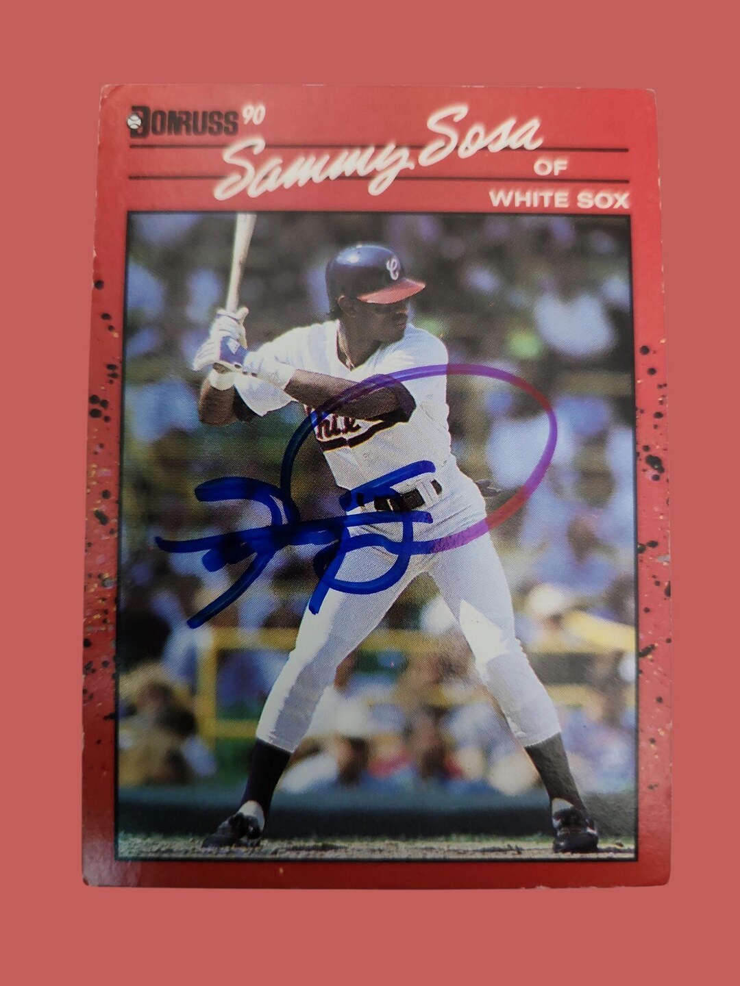 Autographed Sammy Sosa Card | Slabs, Singles | Signed Baseball ...