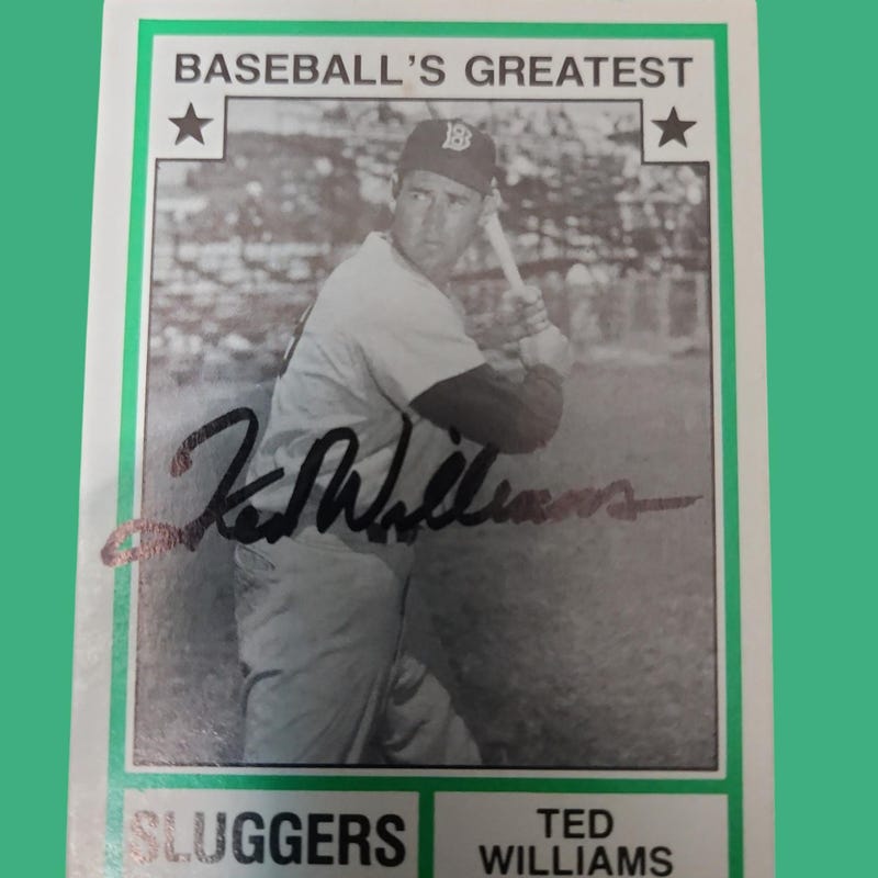 Ted Williams - Etsy