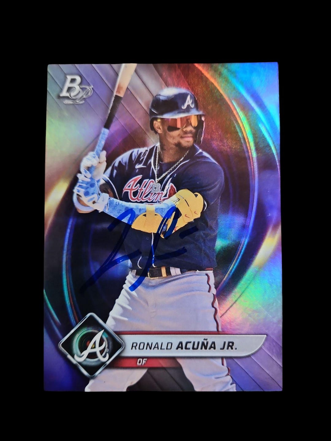 Ronald Acuna Jr Autographed Card - Etsy