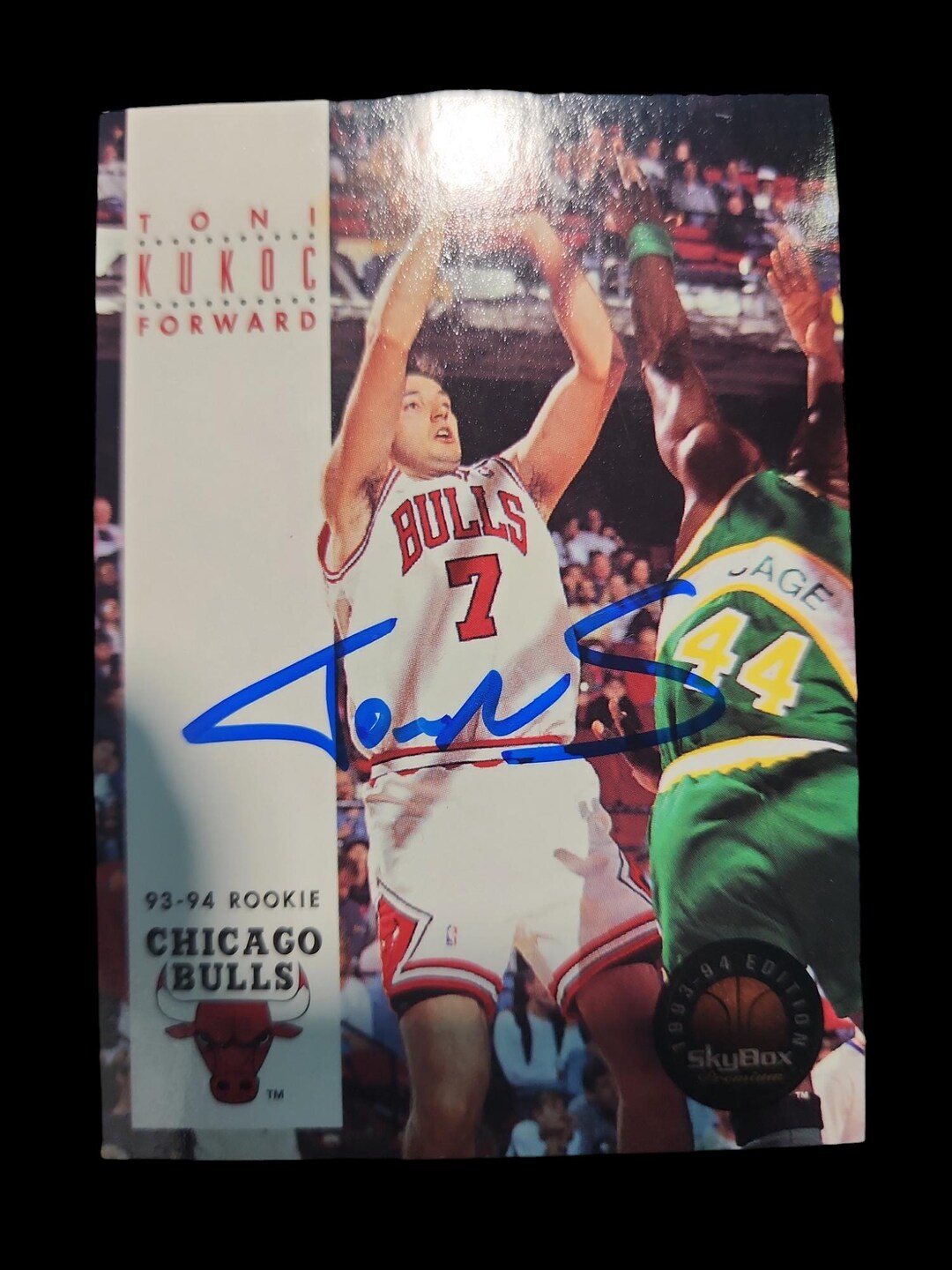 Tony Kukoc Rc Autographed Card - Etsy