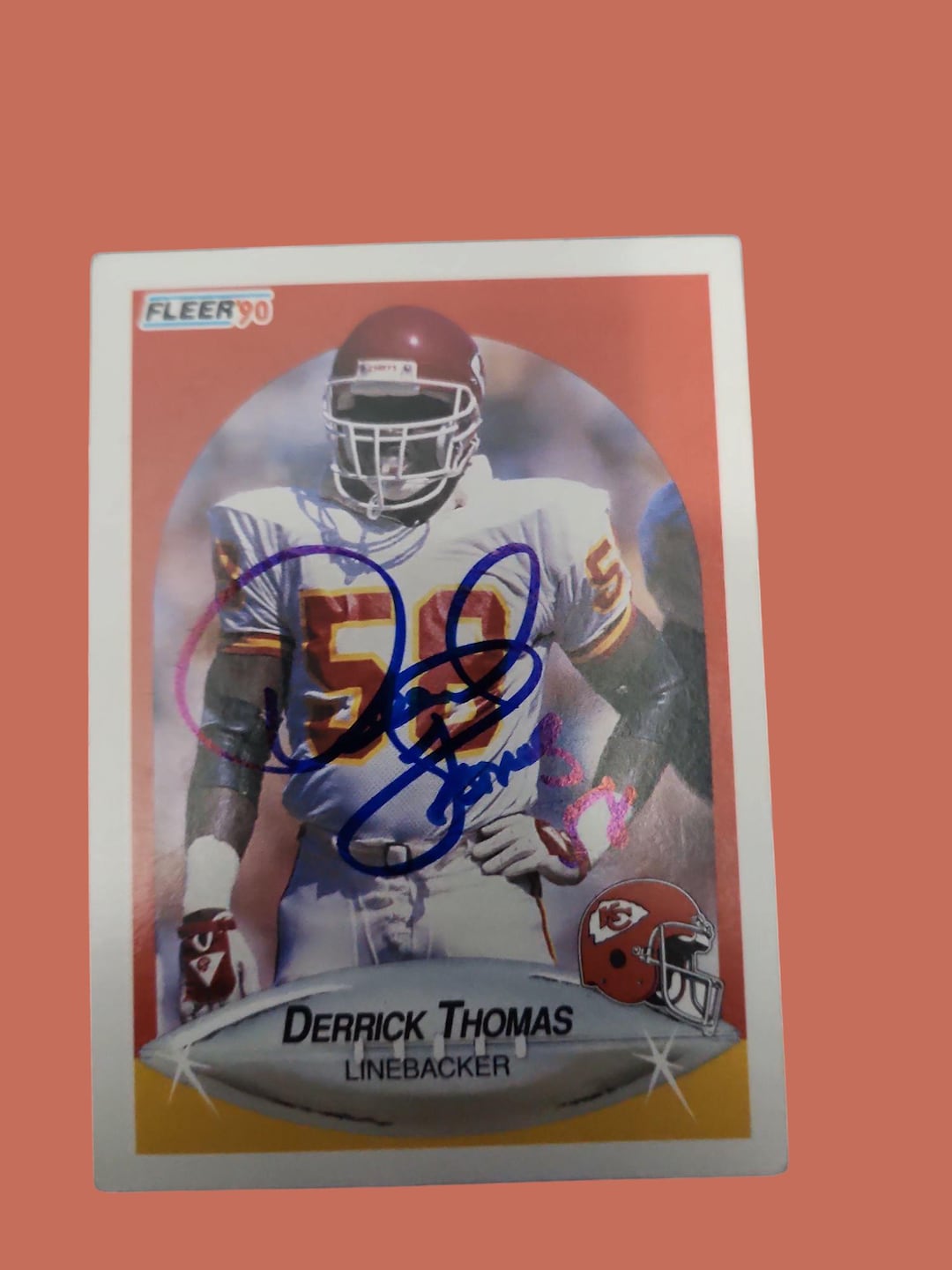 Derrick Thomas Autographed Card - Etsy