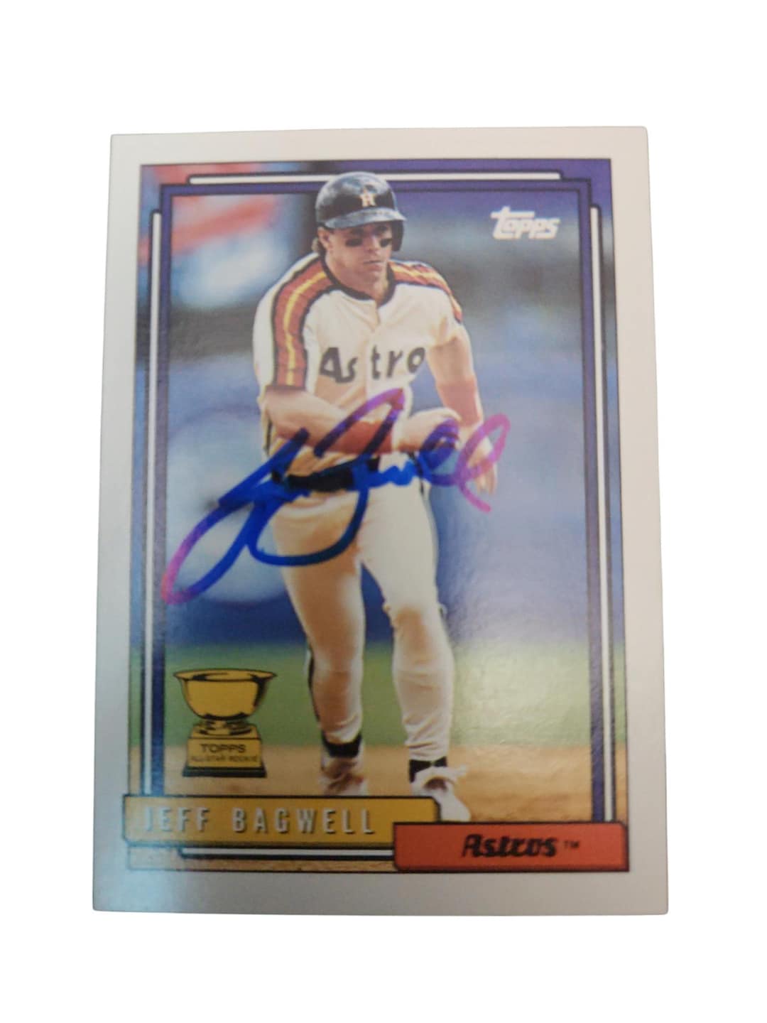 Jeff Bagwell Rookie Autographed Card - Etsy