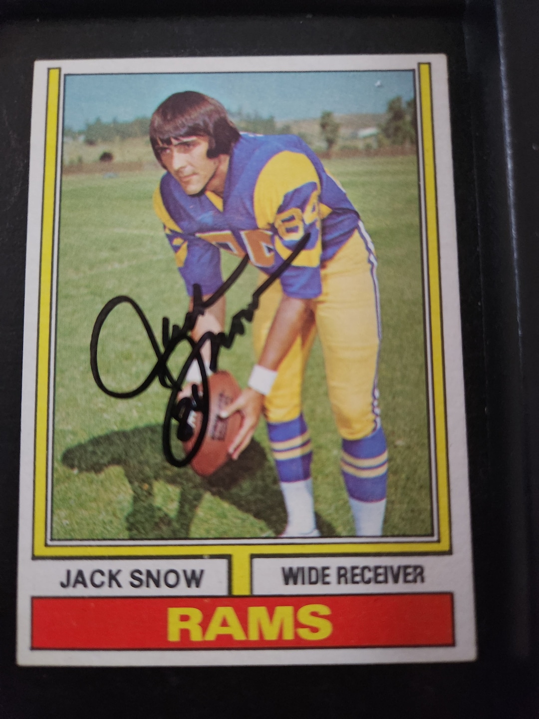 Jack Snow Autographed Card - Etsy