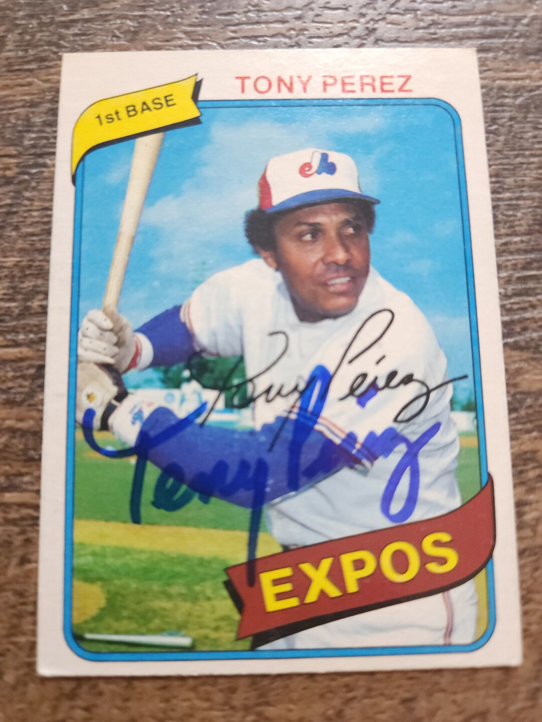Tony Perez Autographed Card - Etsy