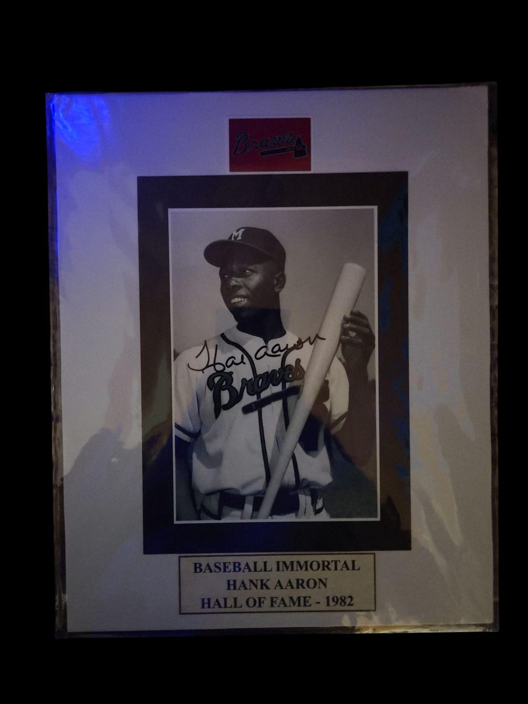 Hank Aaron 8x10 Autographed Photo - Etsy
