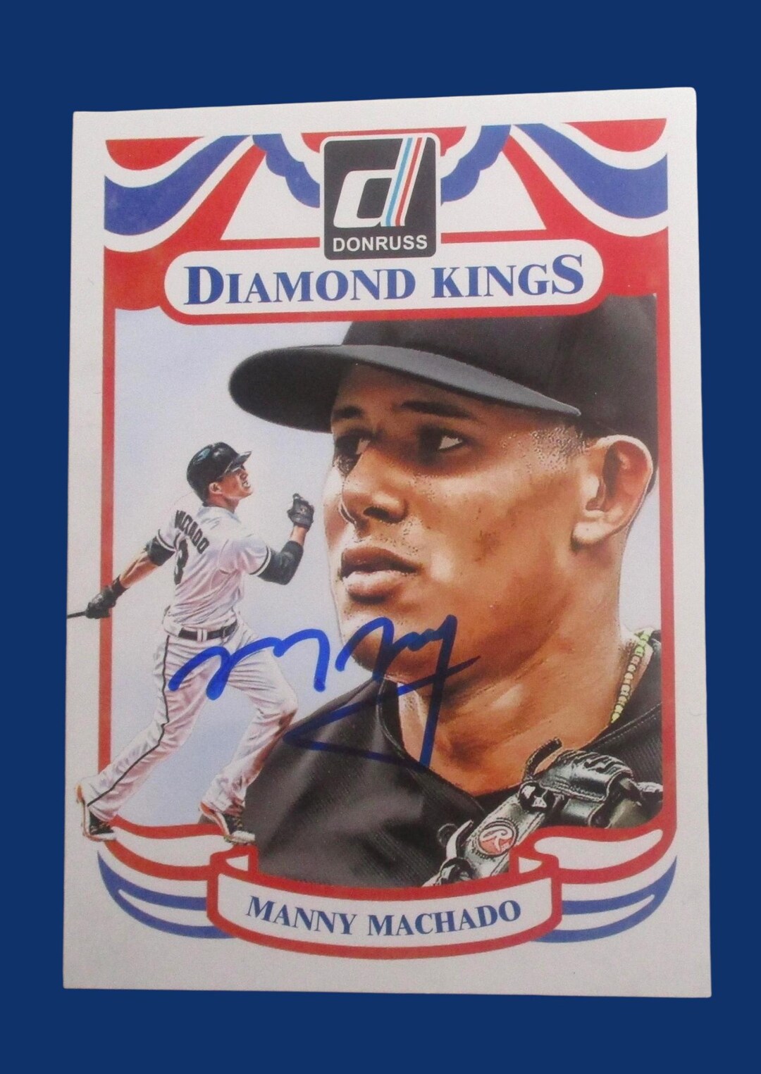 Manny Machado Autographed Card - Etsy