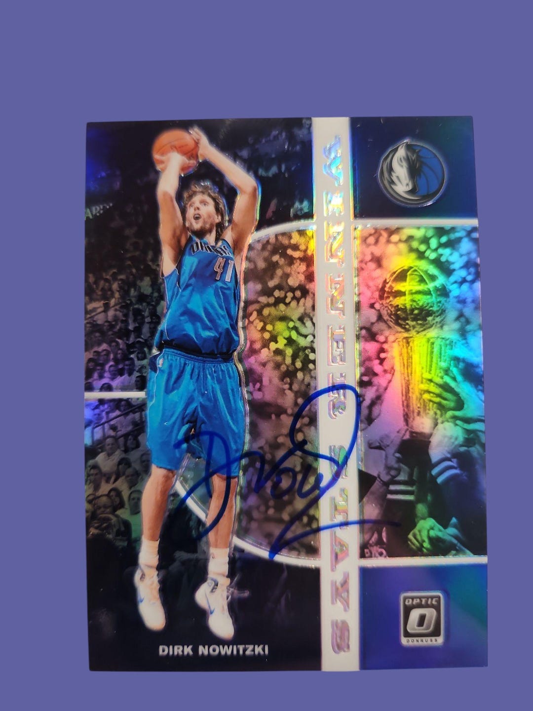 Dirk NOWITZKI Autographed Card - Etsy