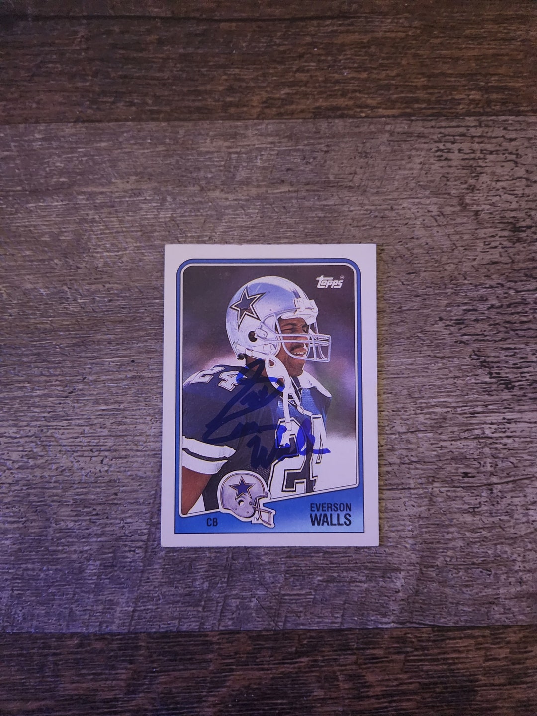 Everson Walls Autographed - Etsy