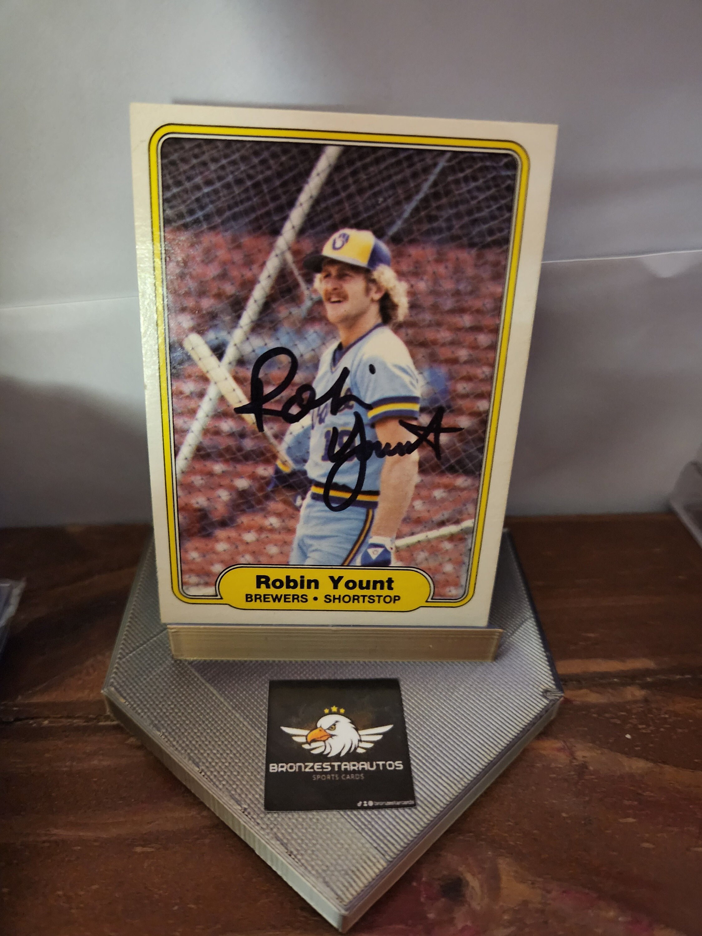 Robin Yount Autographed Card - Etsy