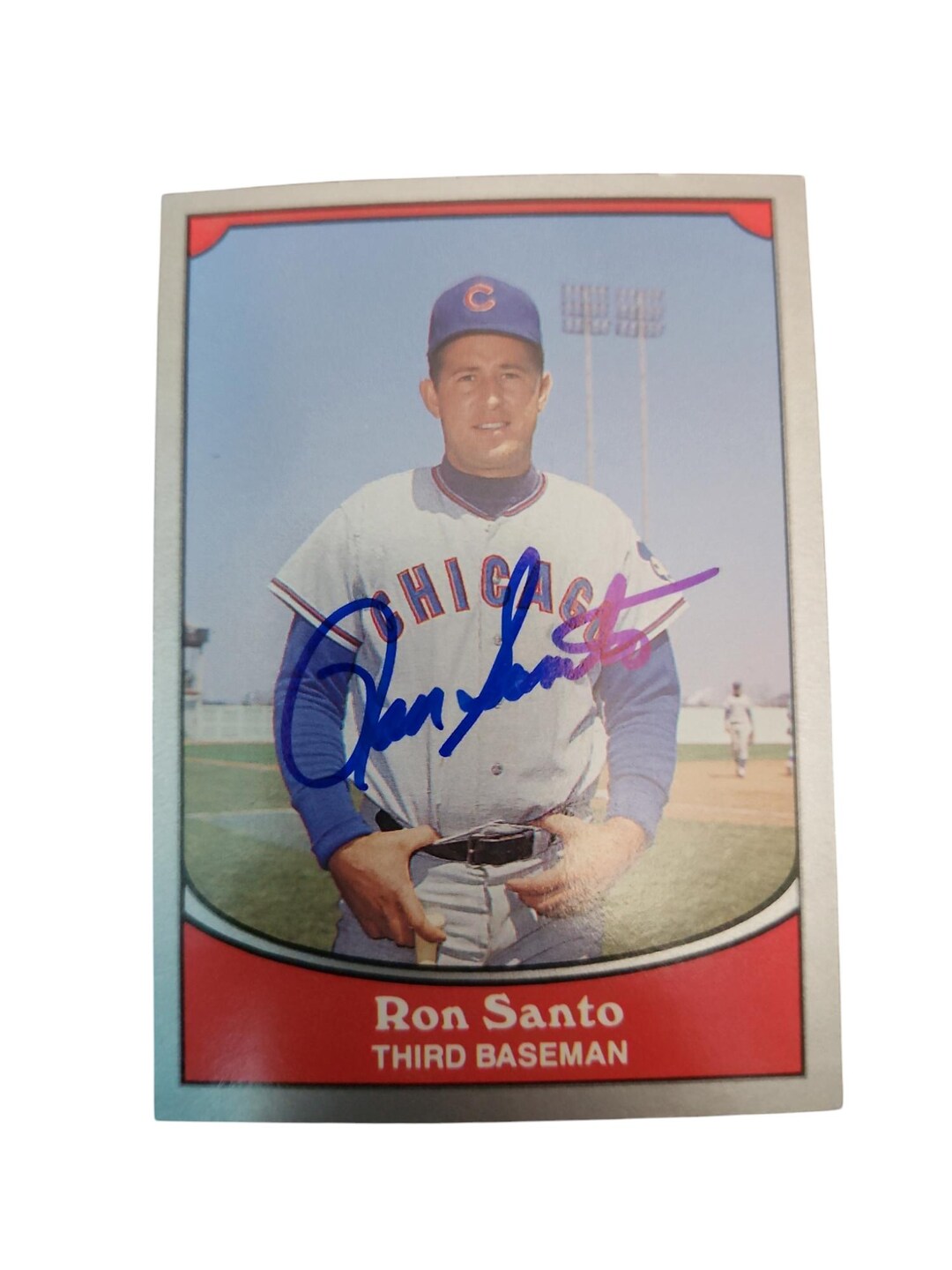 Ron Santo Autographed Card Hof - Etsy