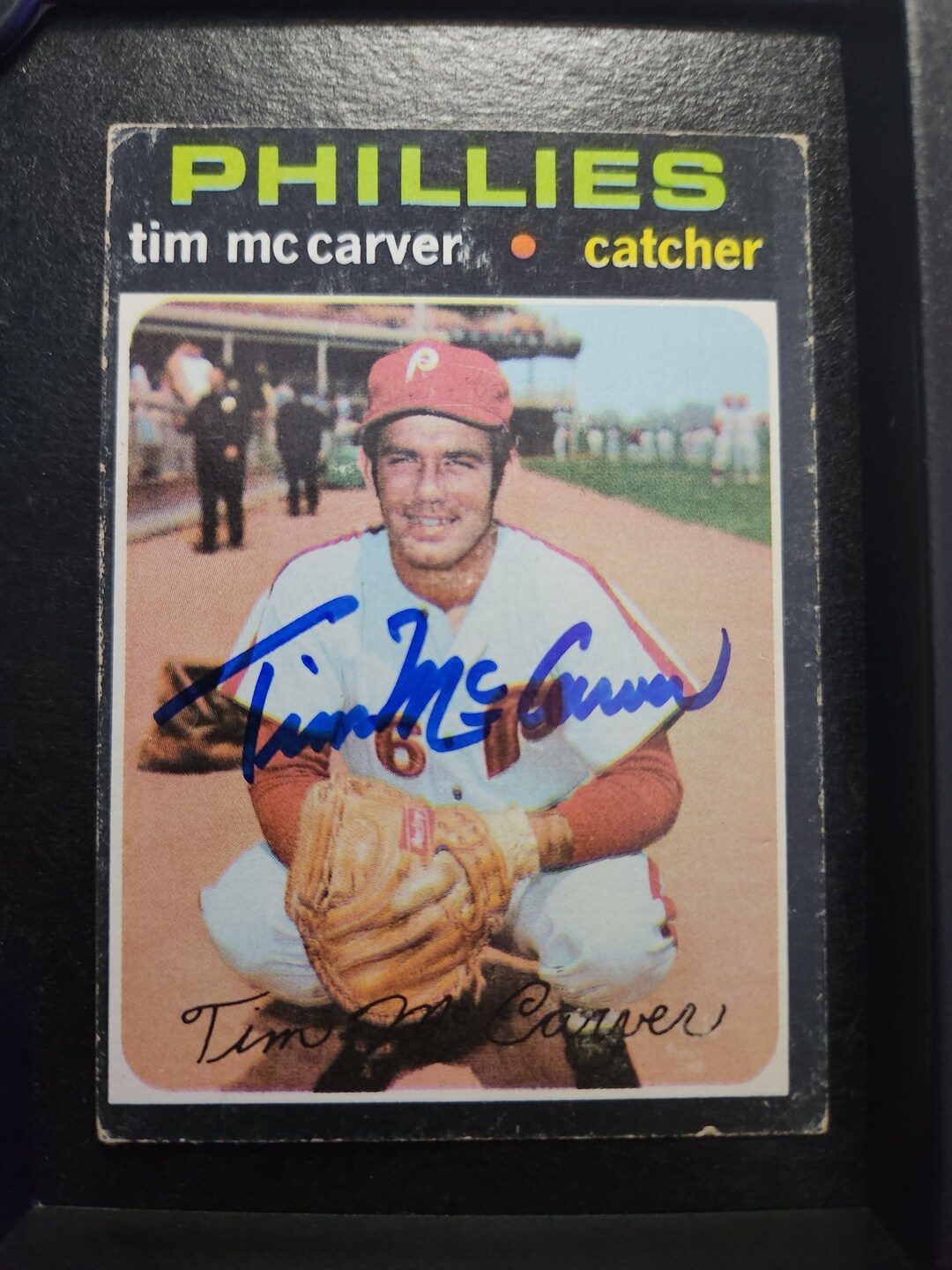 Tim Mc Carver Autographed Card Ruff Going Condition - Etsy