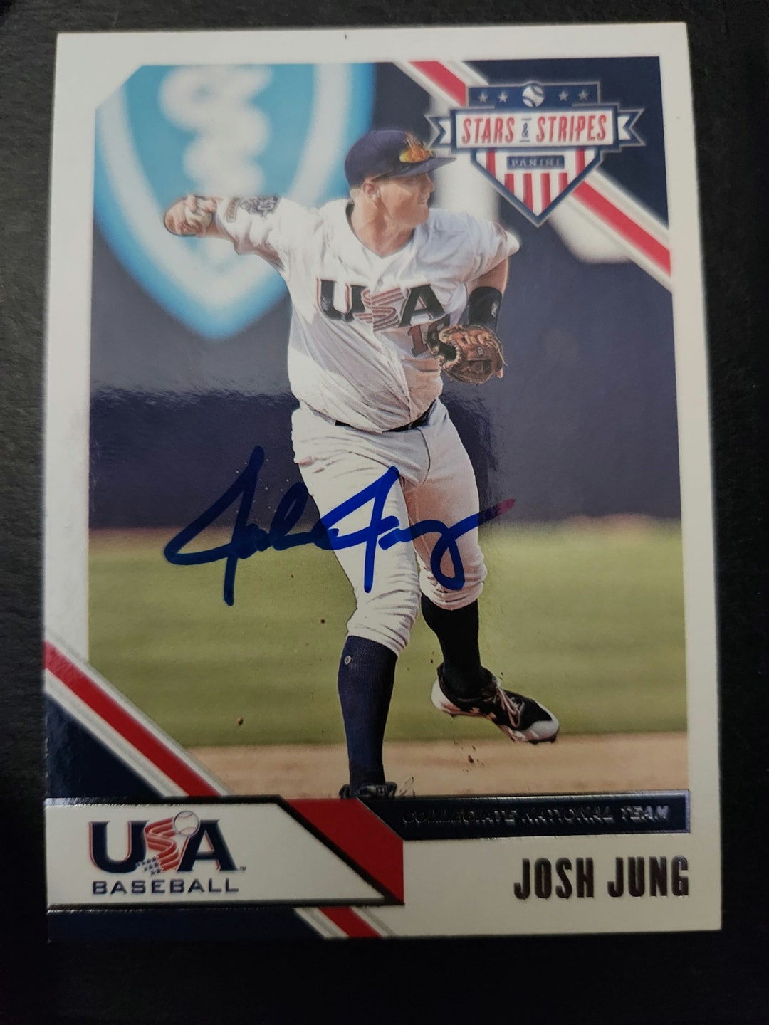 Josh Jung Autographed Card - Etsy