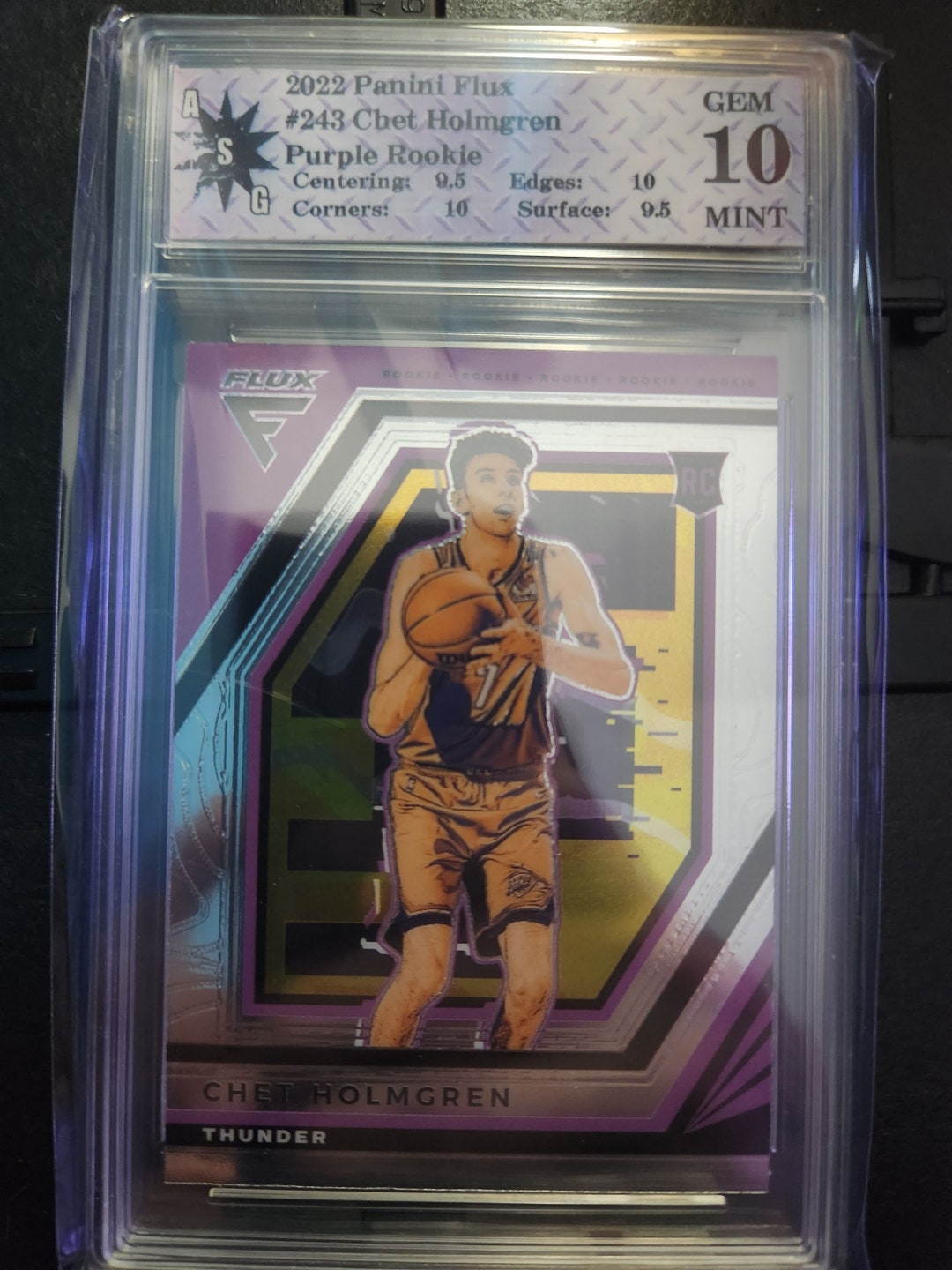 Chet Holmgren Purple Rookie Asg 10 - Etsy