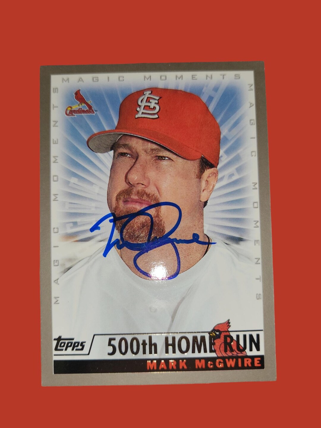 Mark Mcgwire Autographed Card - Etsy